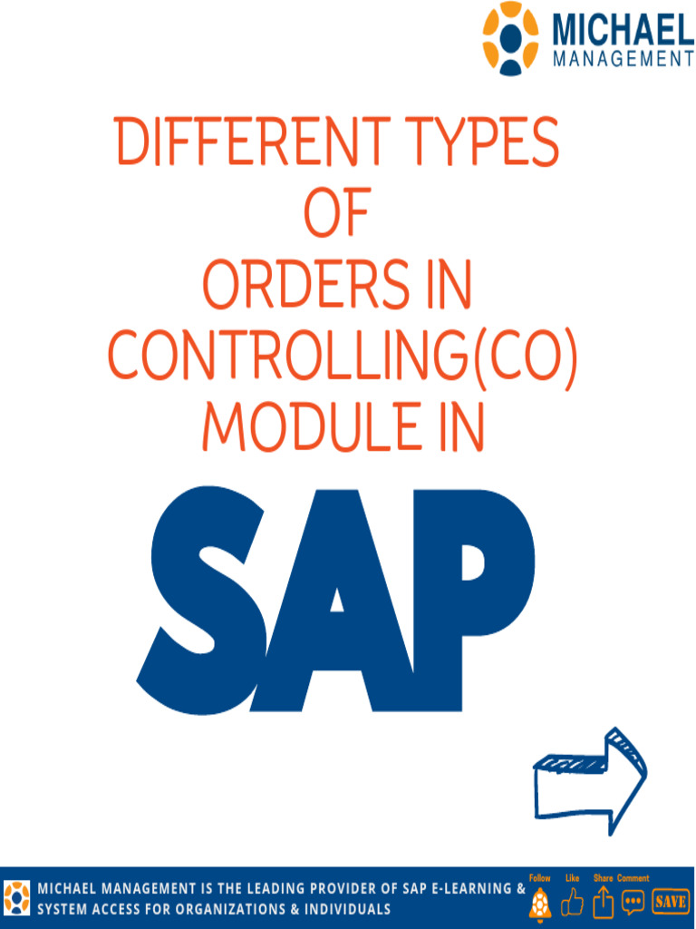 Types of Orders in SAP Controlling | PDF | Economies | Business Economics