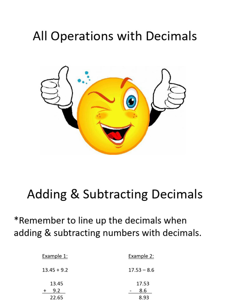 Lesson3-Basic-operations-with-decimals | PDF