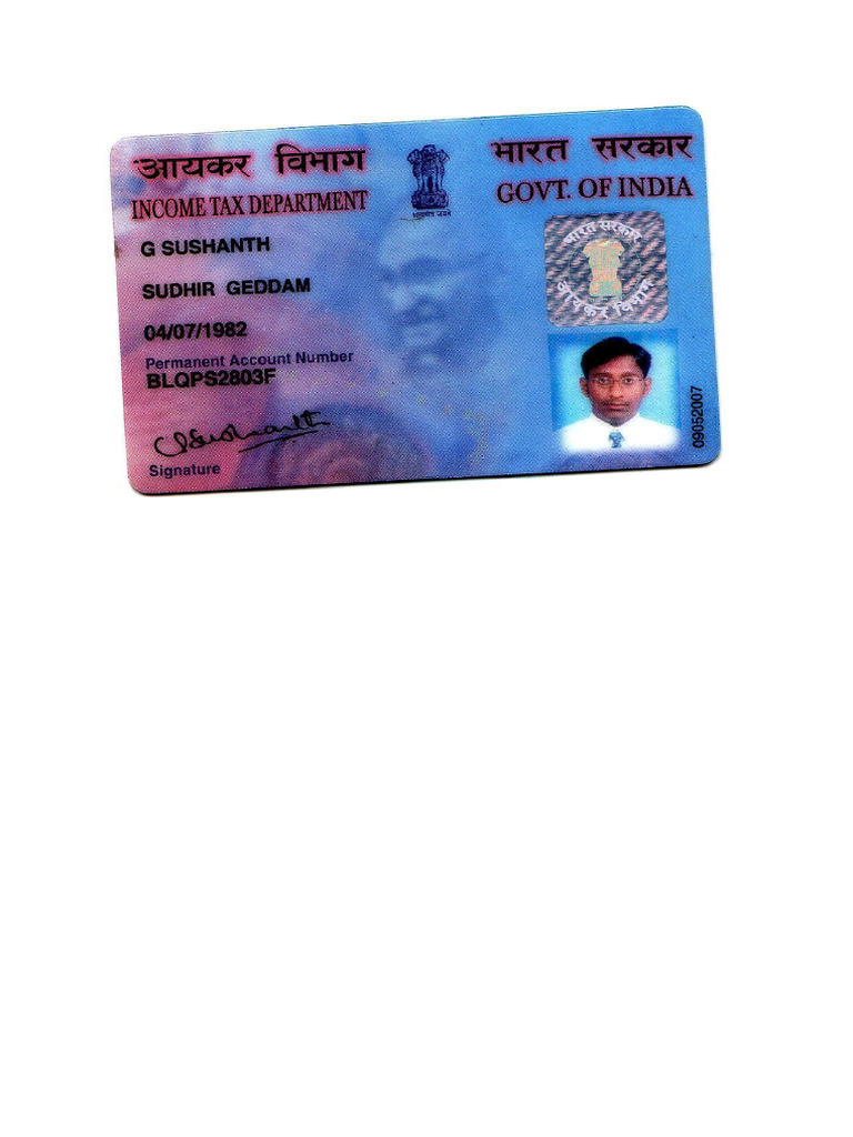 Pan Card | PDF