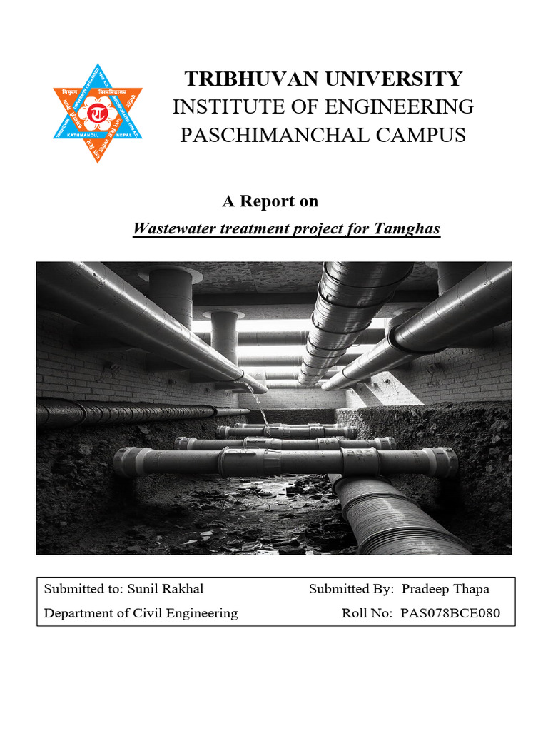 Sanitary sewage final report | PDF | Sewage Treatment | Sanitary Sewer