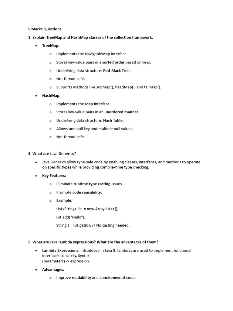 AJ QB Answers | PDF | Anonymous Function | Parameter (Computer Programming)
