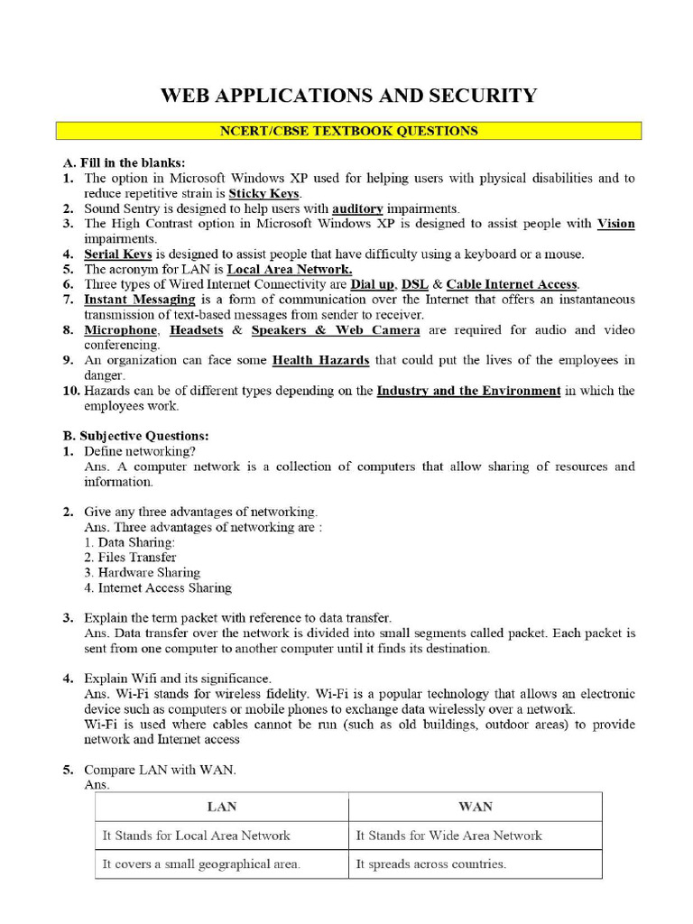 Chapter 9 Web Applications and Security IT | PDF