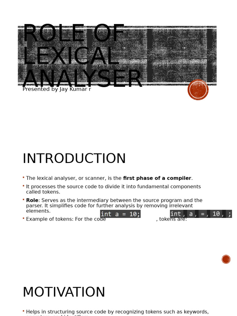 Lexical Analyser in Compiler Design | PDF | Regular Expression | Parsing