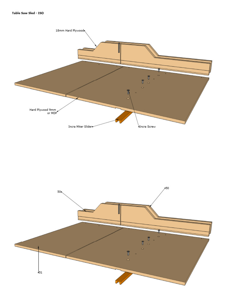 Makita Table Saw Sled Design Guide | PDF | Equipment | Building Materials