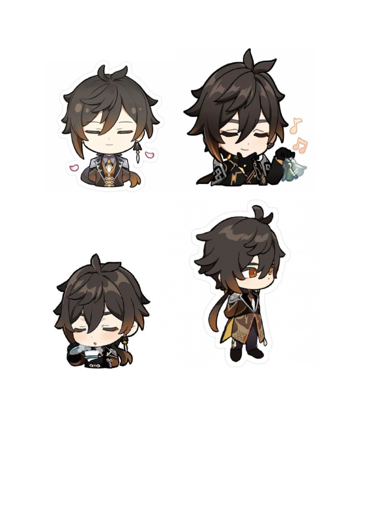 Zhongli Stickers | PDF