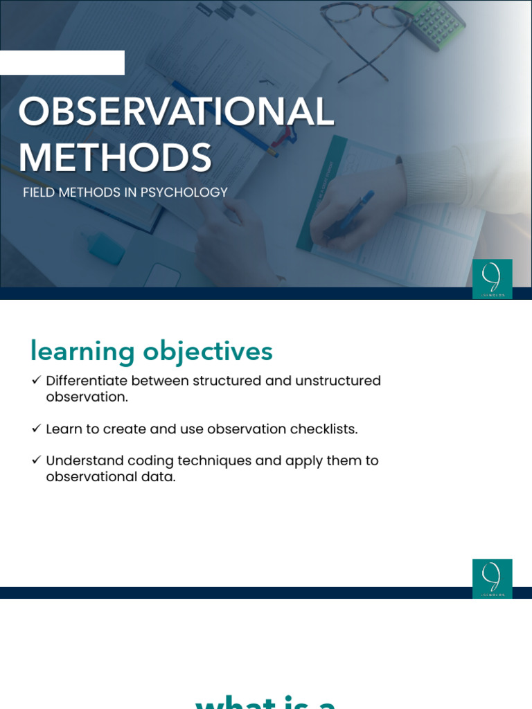 Observational Methods in Psychology | PDF | Categorical Variable ...