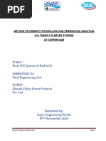 Thrust Boring Method Statement | PDF | Casing (Borehole) | Drilling