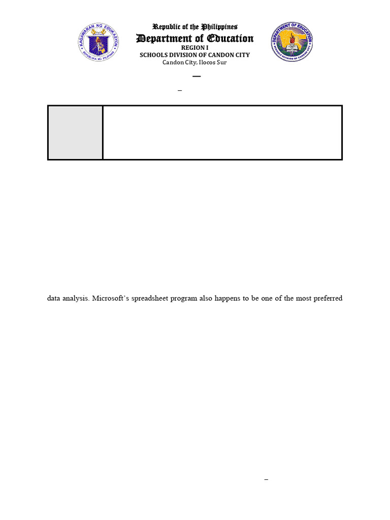 TLE 7-8 - ICT MS Office - Q3 - W4 - M4 - LDS - FormulasandFunctions ...
