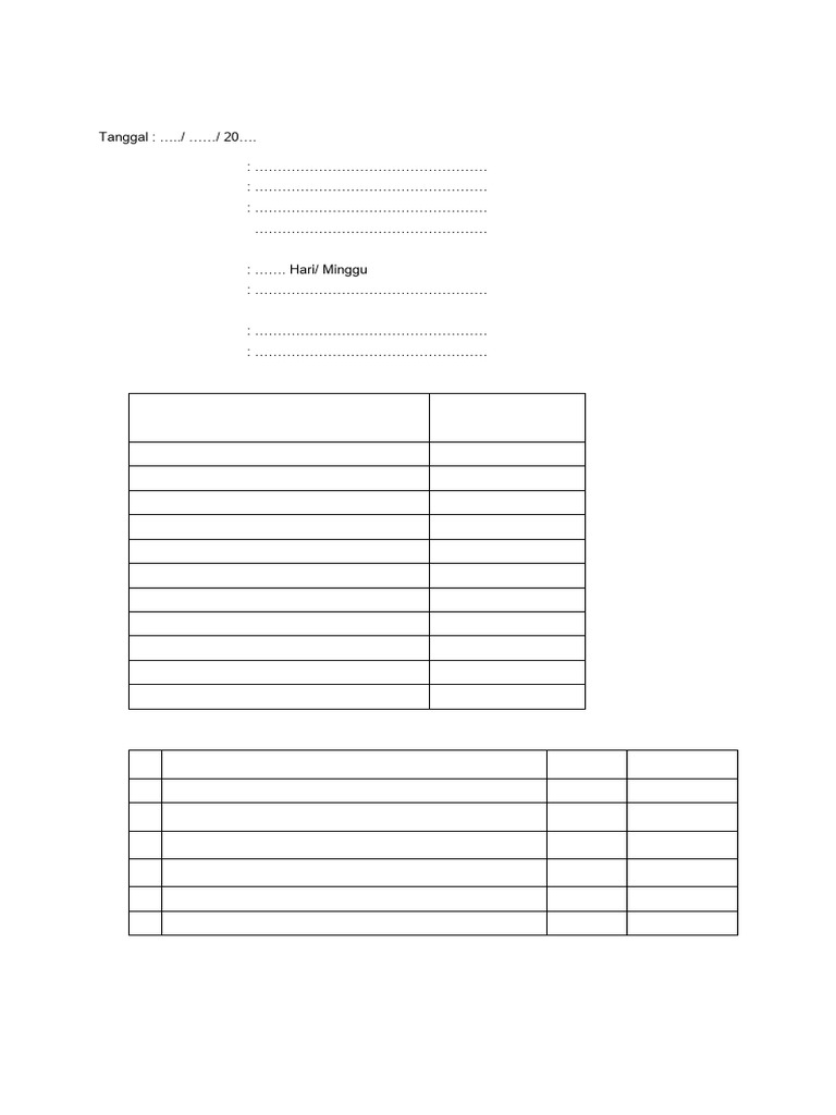 Form Monitoring Dan Evaluasi p2ptm FKTP Swasta | PDF