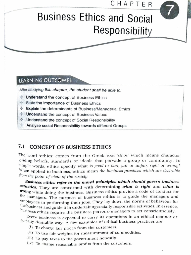 Business Ethics and Social Responsibility | PDF | Business Ethics ...