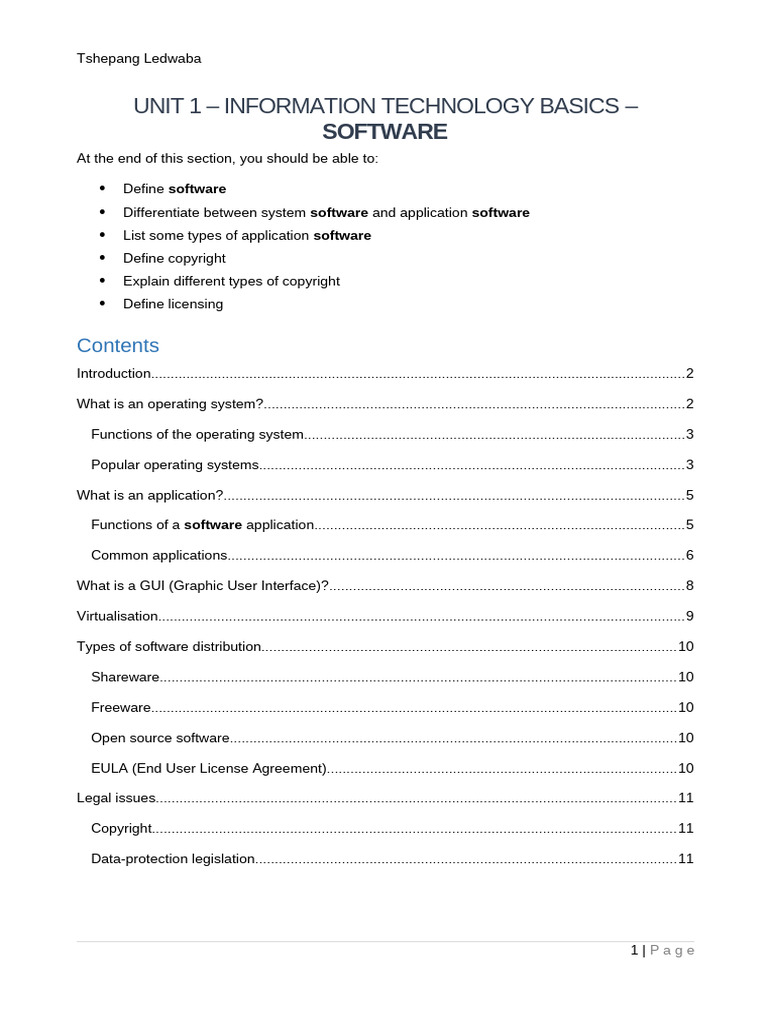 Ledwaba T Word Assignment | PDF | Operating System | Cursor (User Interface)