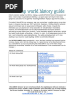 AP World History CED Overview | PDF