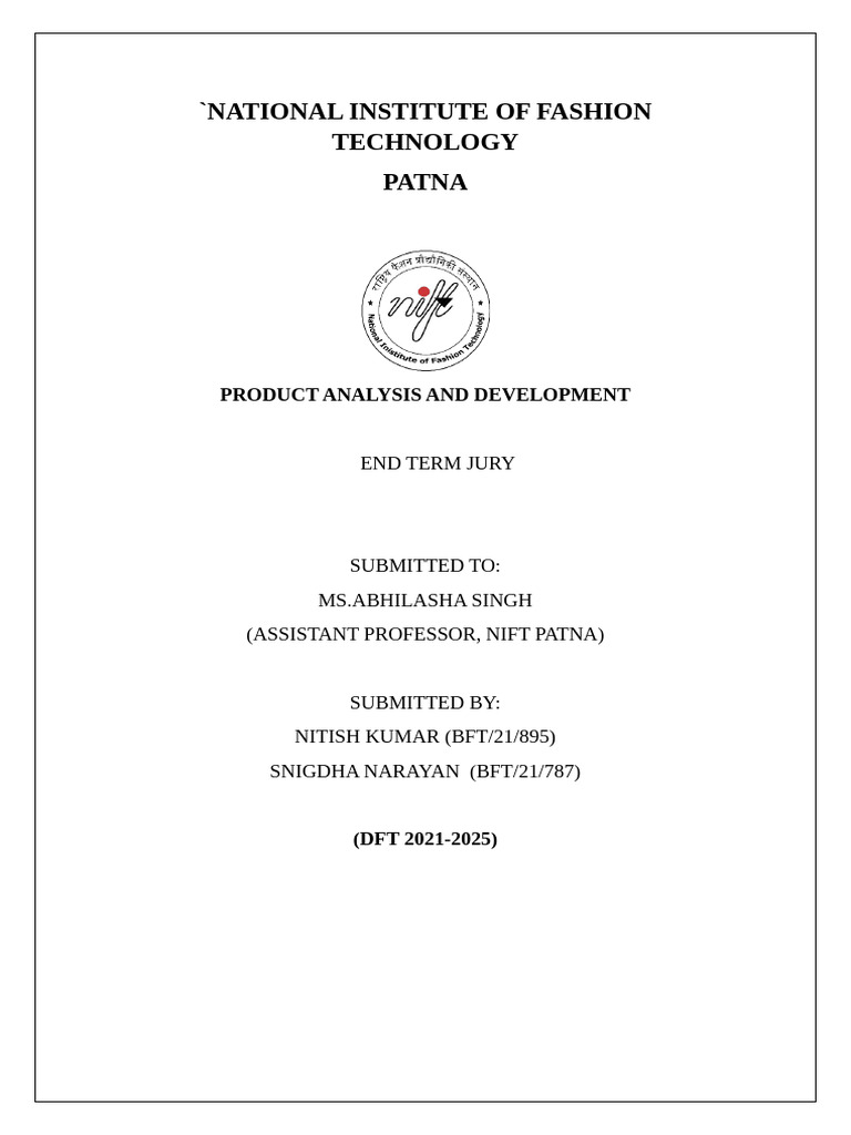 Garment Product Analysis & Development | PDF | Textiles | Seam (Sewing)