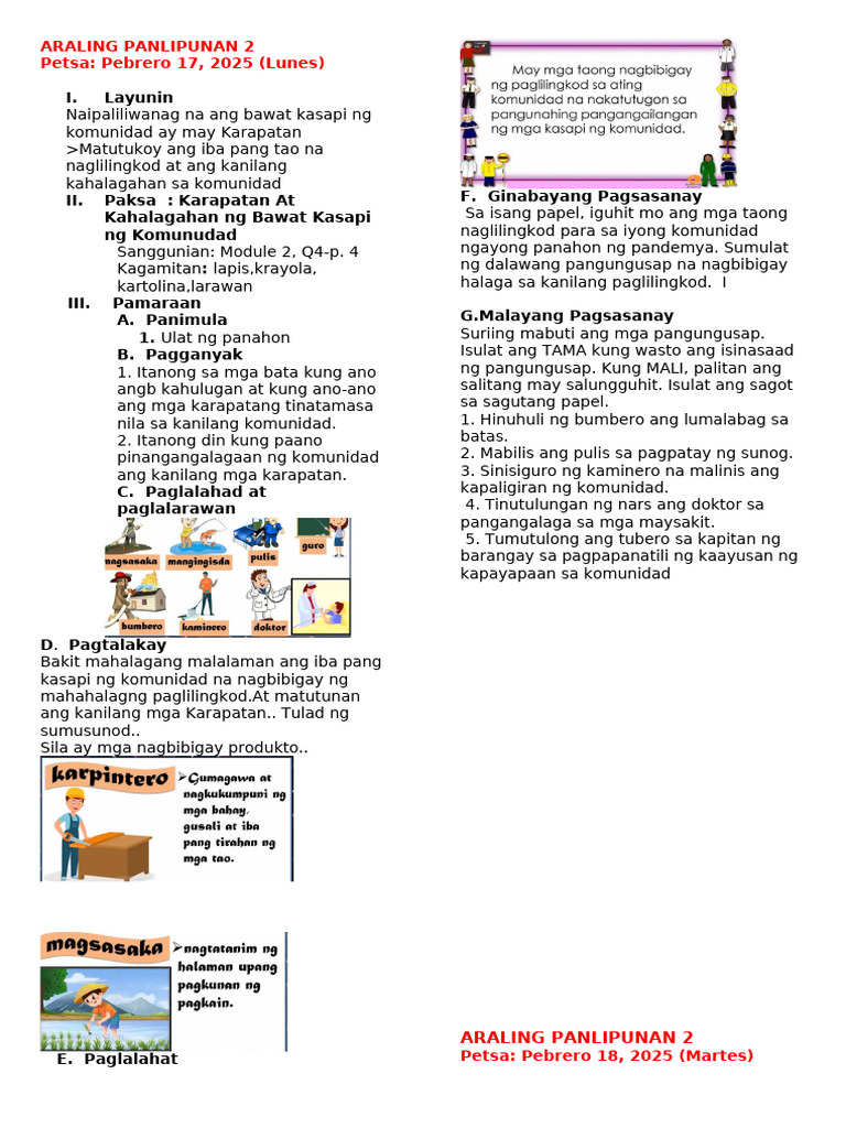 Ap-LP-Q4-Week 2 | PDF