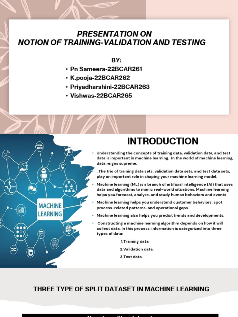 IDML presentation | PDF | Machine Learning | Applied Mathematics