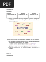 Ejemplos de verbos terminados en -ar | PDF | Tipología Lingüística ...