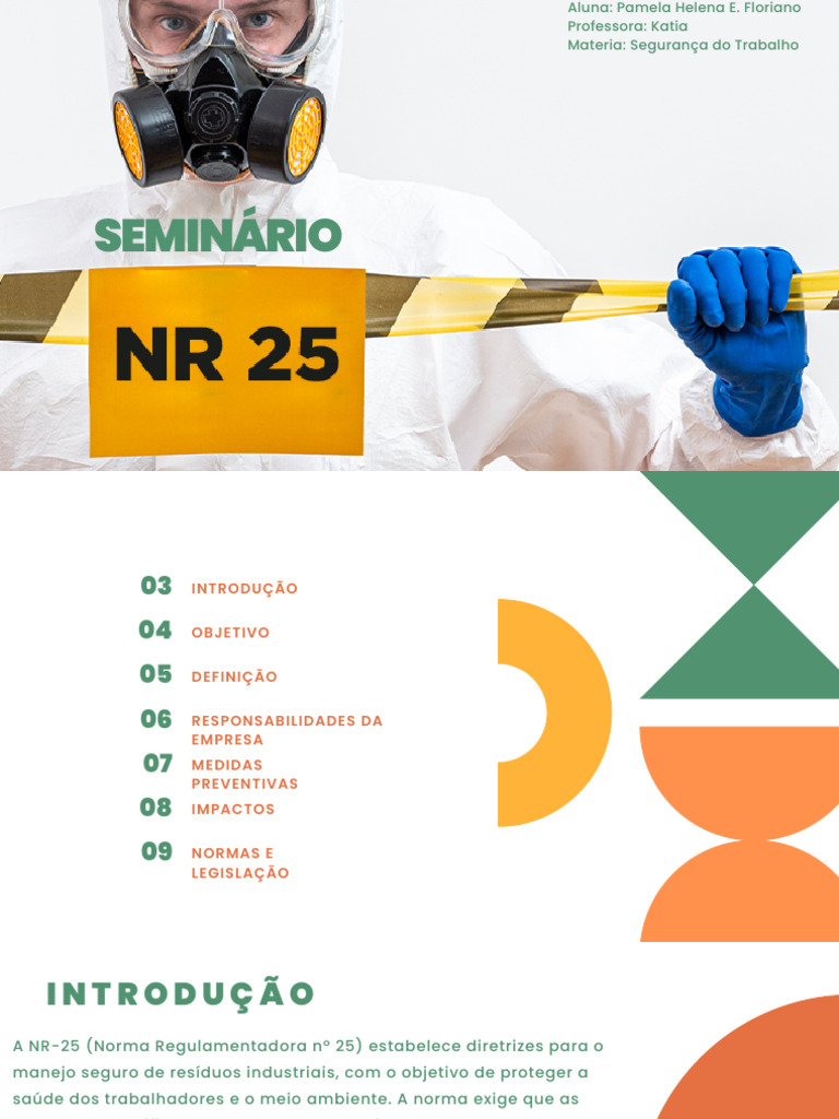 NR-25: Manejo Seguro de Resíduos Industriais | PDF | Desperdício ...