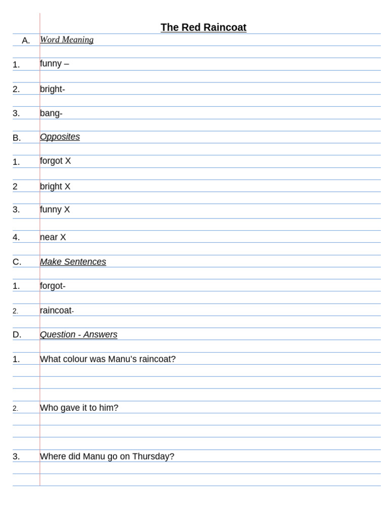 Printable Lined Paper College Ruled | PDF