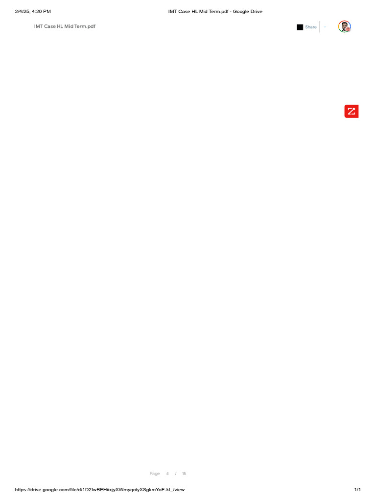 IMT Case HL Mid Term.pdf - Google Drive | PDF