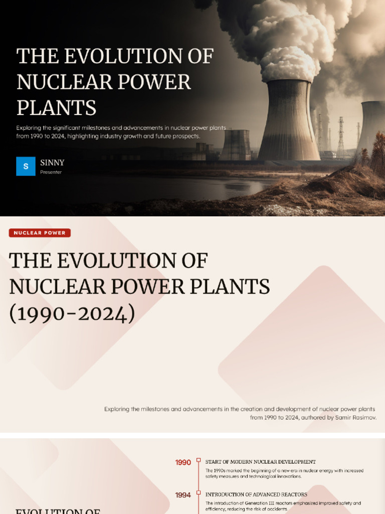 The Creation and Development of Nuclear Power Plants (1990вЂ"2024 ...