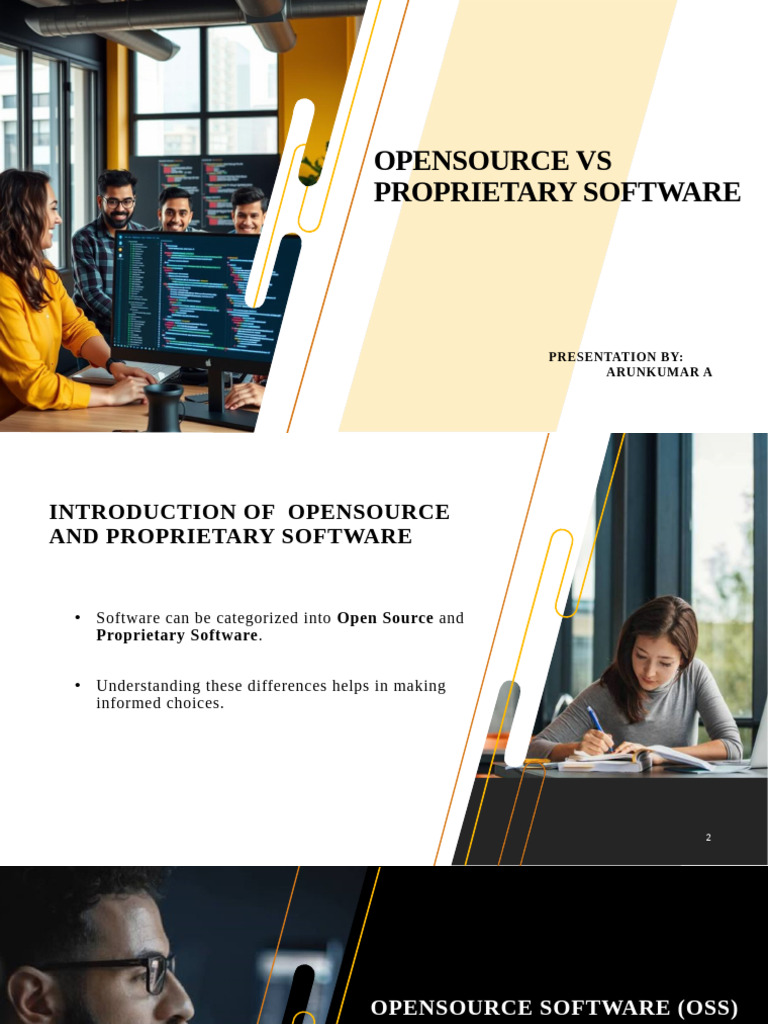 Open Source vs Proprietary Software Guide | PDF