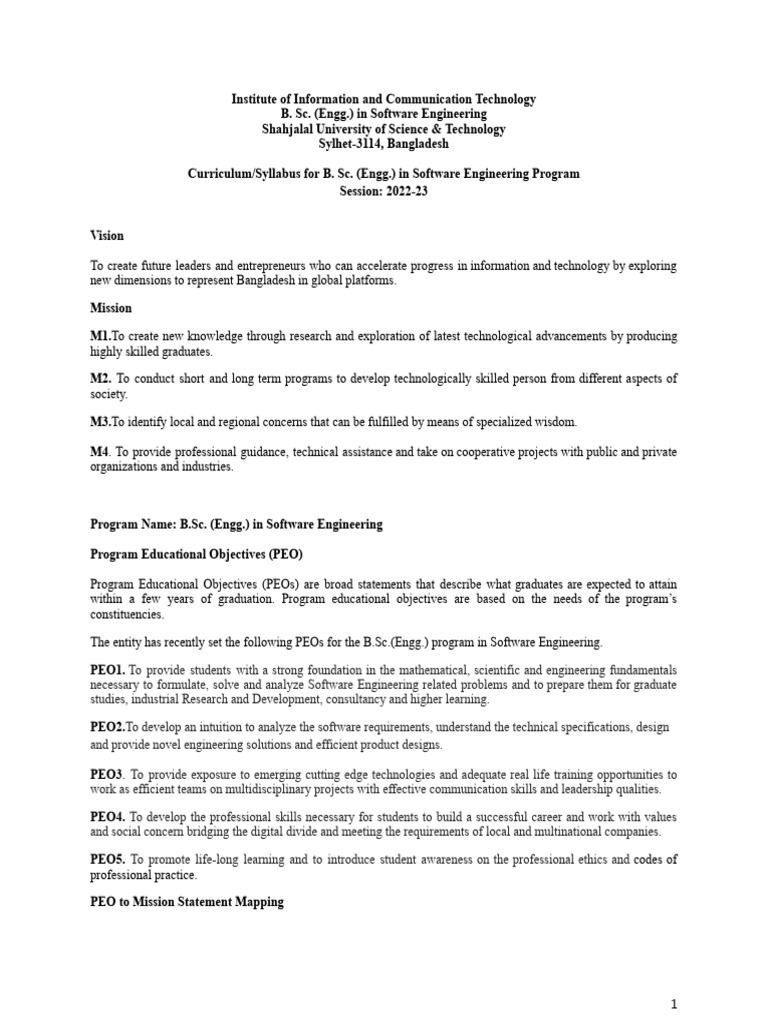 Software Engineering Curriculum | PDF | Pointer (Computer Programming) | Queue (Abstract Data Type)