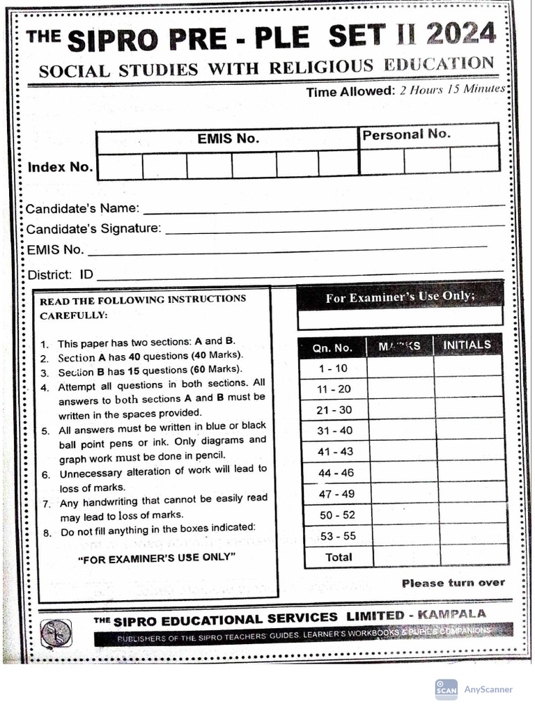 Sipro Set Ii SST | PDF