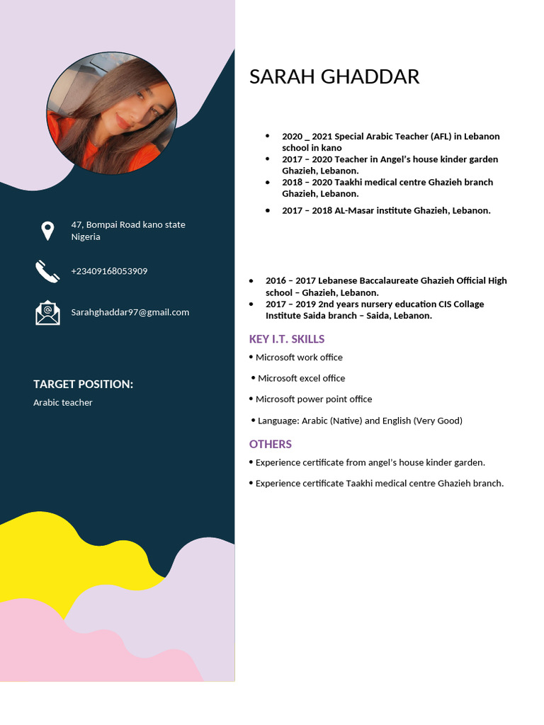 Playful Business Resume | PDF