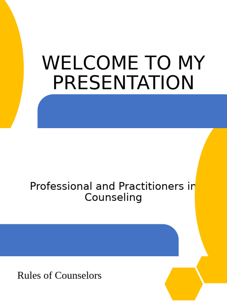 Counseling Standards Guide | PDF