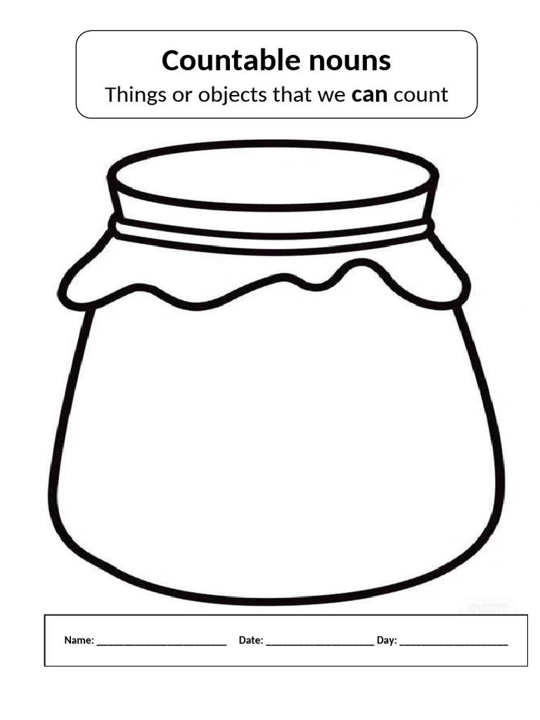 Countable and Uncountable Nouns | PDF
