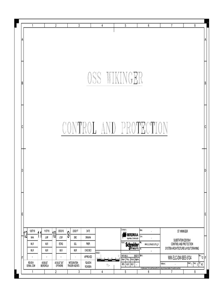 WIK-ELC-D-SEE-5724 Rev 13 System Architecture Layout Drawing | PDF