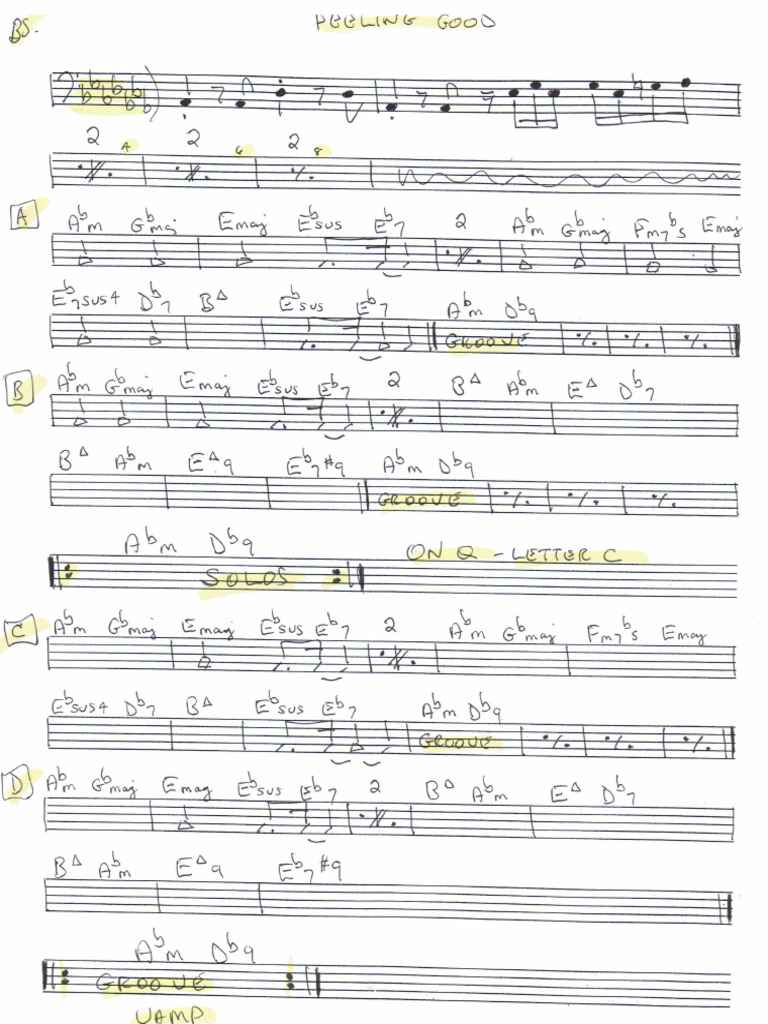 Feeling Good-Bass | PDF