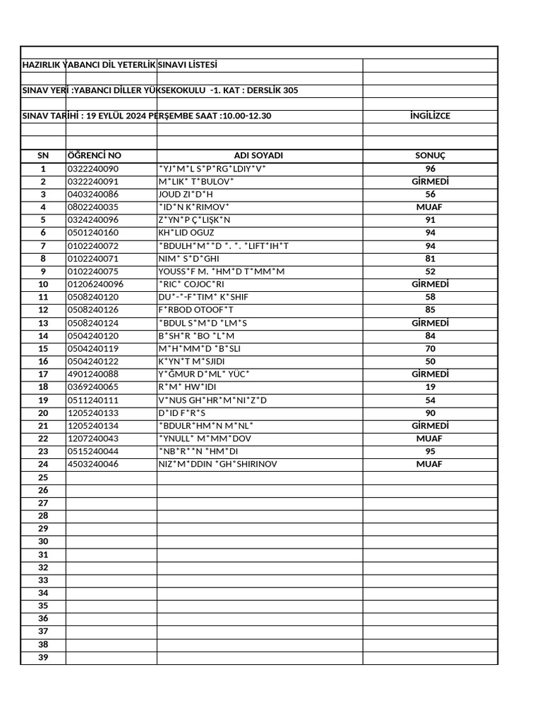 19 Eylul 2024 Yos Calisma Listeleri Ilan (2) - 638623560780949005 | PDF