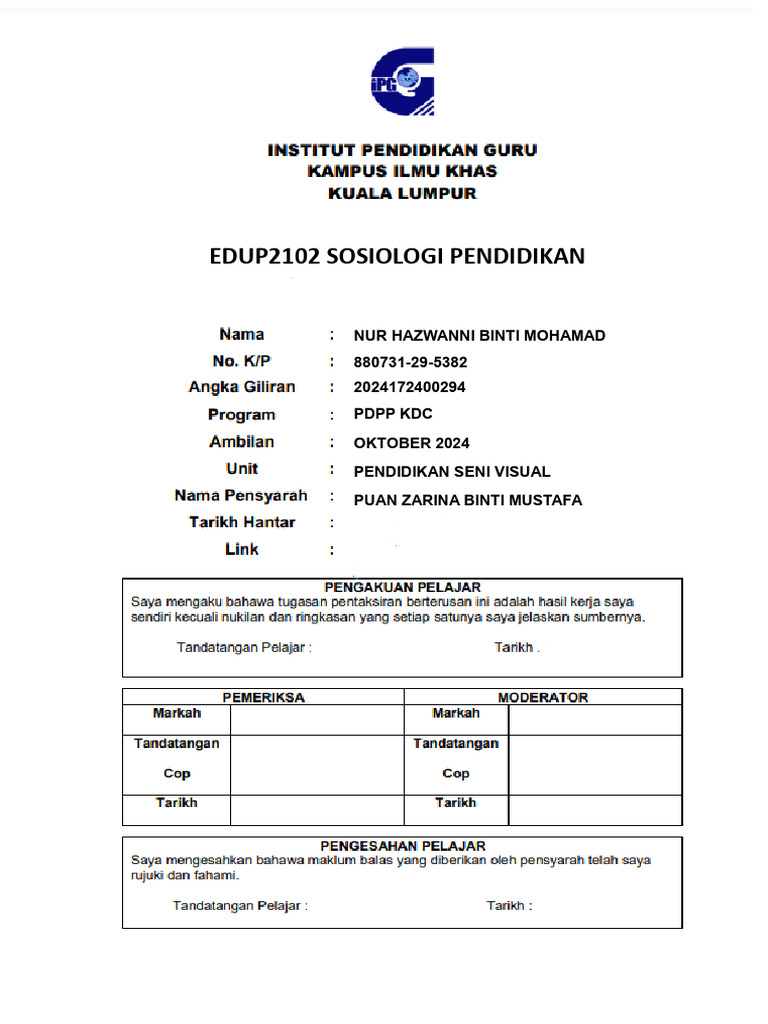 Topik 1 Dan 4 Soalan Tutorial | PDF