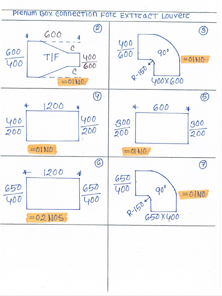 Extract louver plenum box connection | PDF