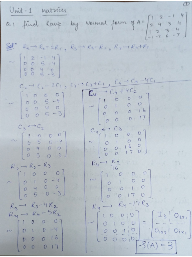 MathI Unit Wise Important Questions 2024-25 Odd Sem. | PDF