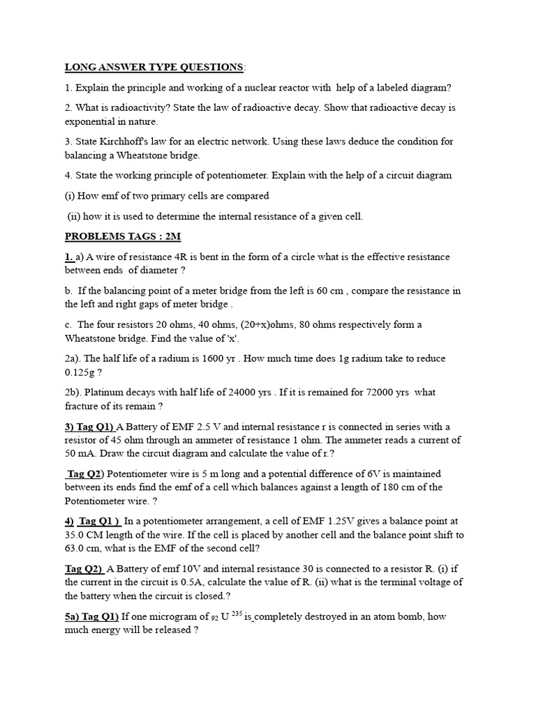 Ipe Physics Imp List | PDF | Rectifier | Electromagnetic Radiation