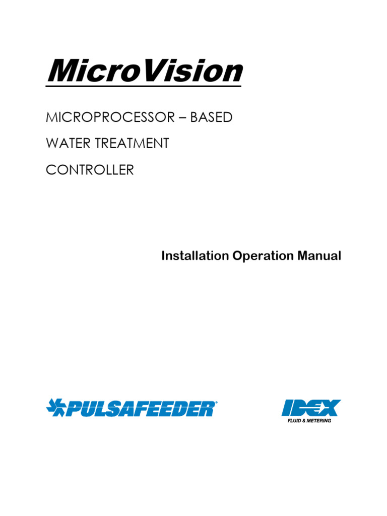 Microprocessor - Based Water Treatment Controller | PDF | Relay | Switch