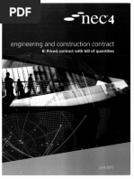 NEC4 Compensation Event Template | PDF