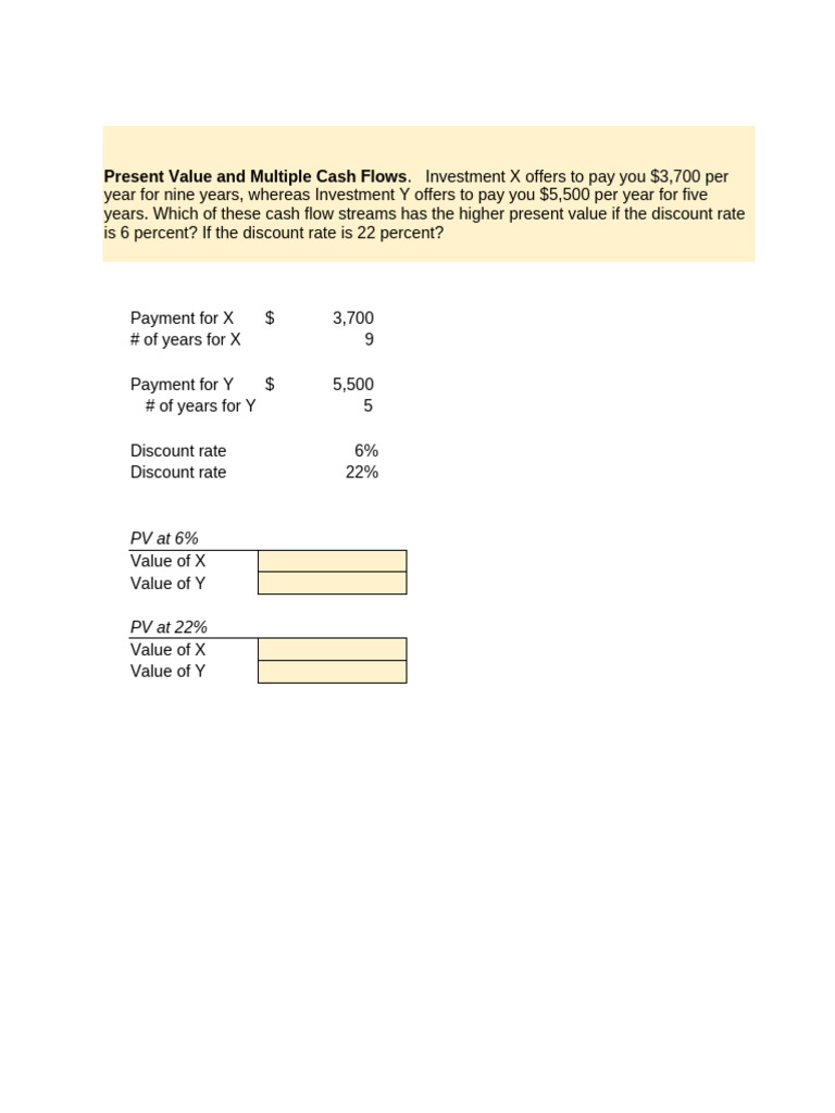 Week 4 Practice Problems | PDF | Present Value | Discounted Cash Flow