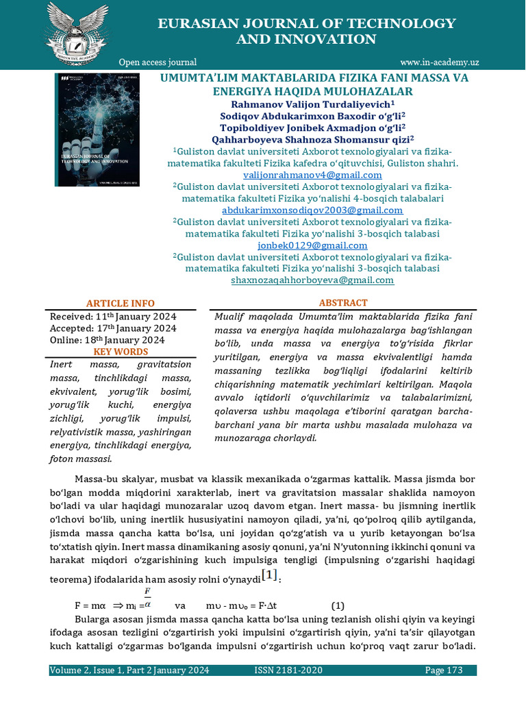 umumta-lim-maktablarida-fizika-fani-massa-va-energiya-haqida ...