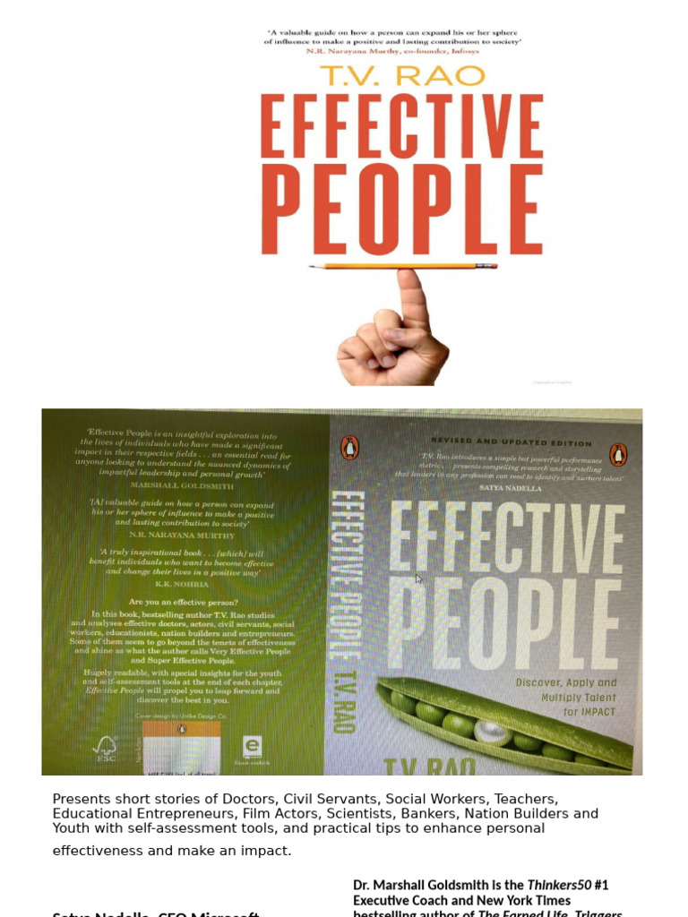 Effective People: Inspiring Impactful Lives | PDF