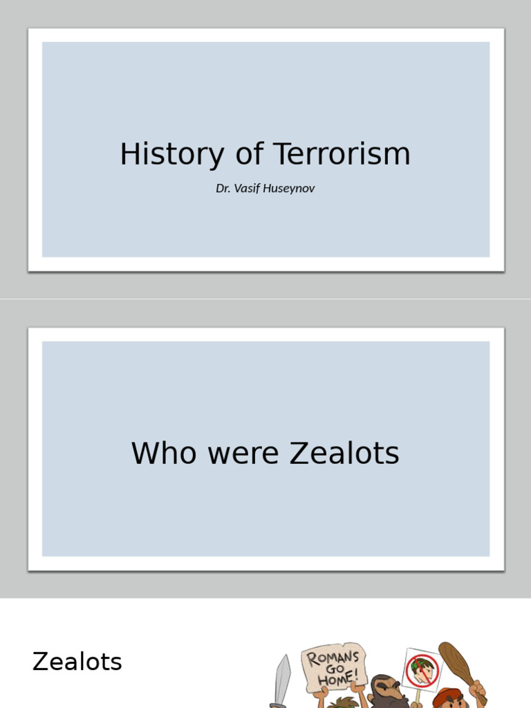 L3 - History of Terrorism | PDF