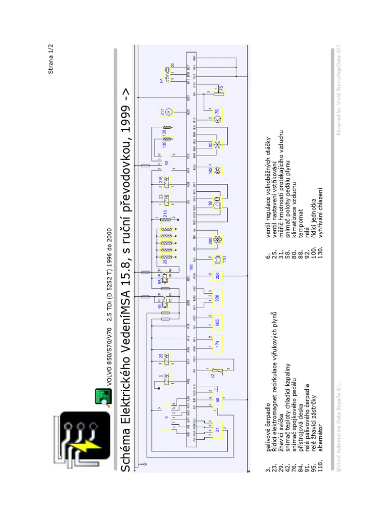 Schéma Volvo 850 v70 Tdi Msa15 8 | PDF