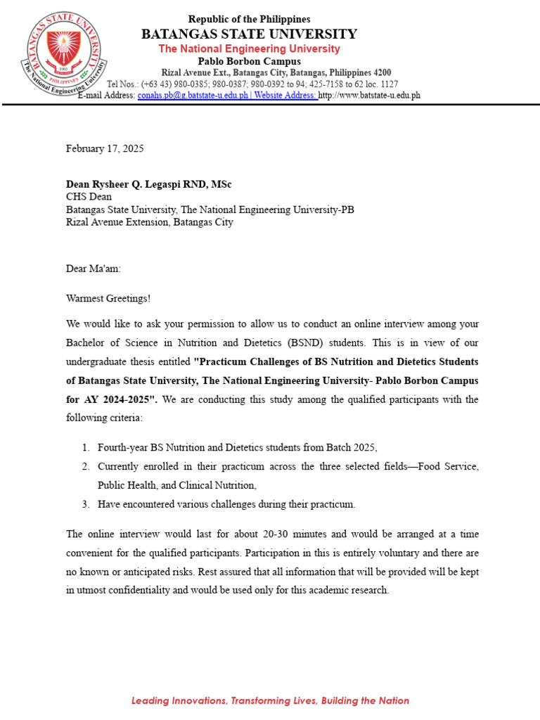 Letter Feb.17 | PDF | Vocational Education | Qualifications