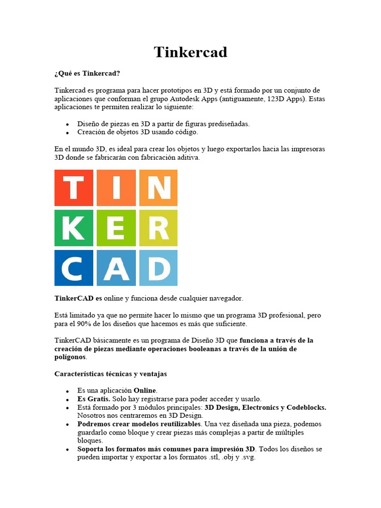 Tinkercad | PDF