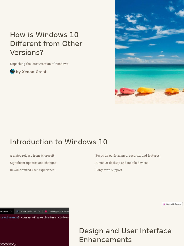 How Is Windows 10 Different From Other Versions | PDF | Windows 10 ...