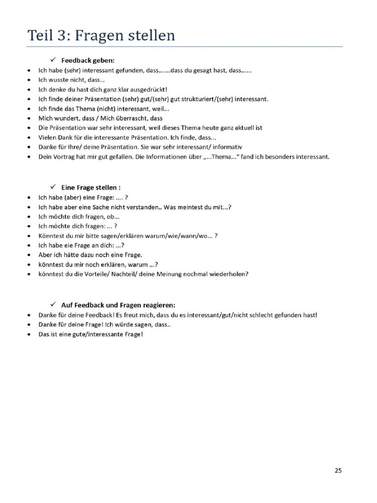 Thema Sprechen Und Schreiben | PDF