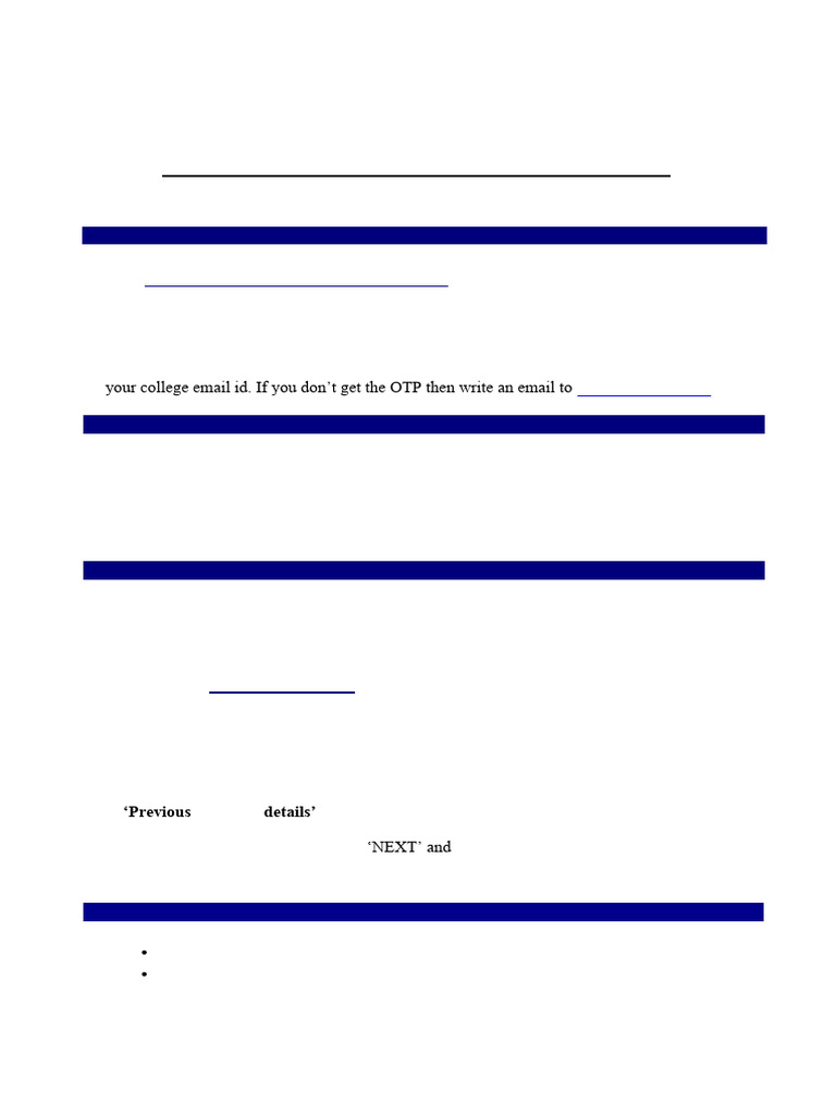 Student Registration Guide | PDF