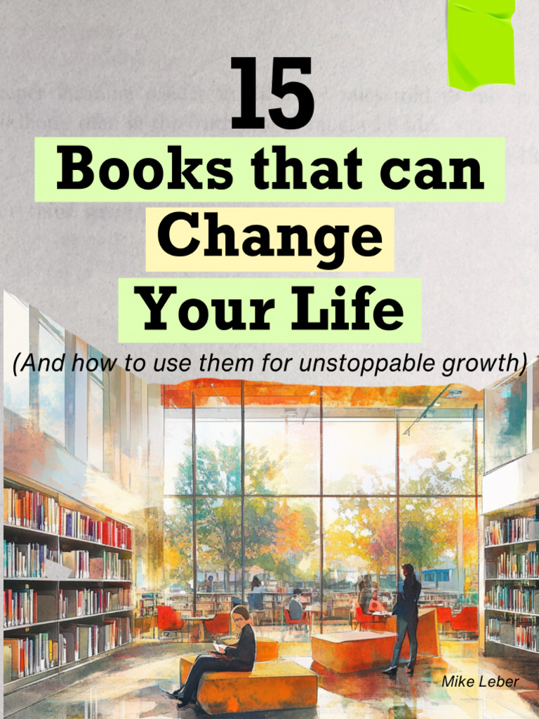 15 Books That Can Change Your Life PDF | PDF